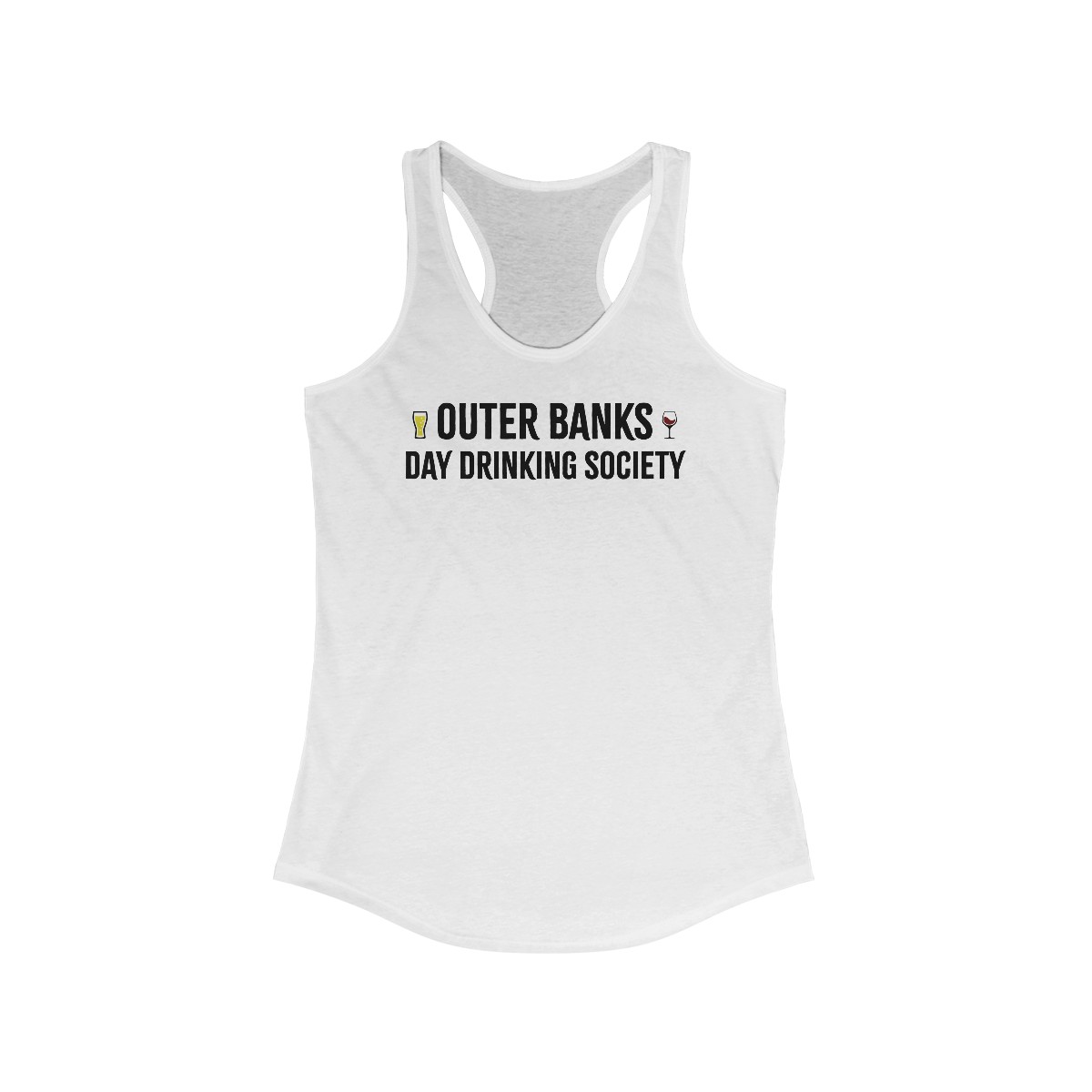Women's Racerback Outer Banks Day Drinking Society Tank Top | Outer ...